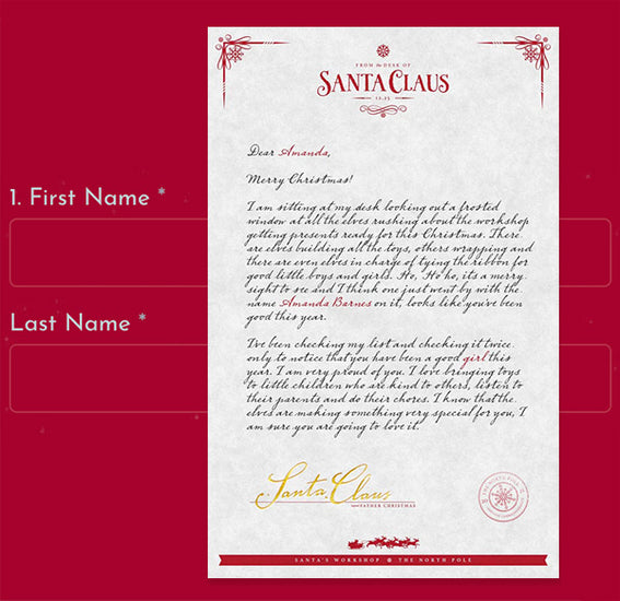 Santa's Red Letter | What if Santa Wrote Back | The Original Letter ...