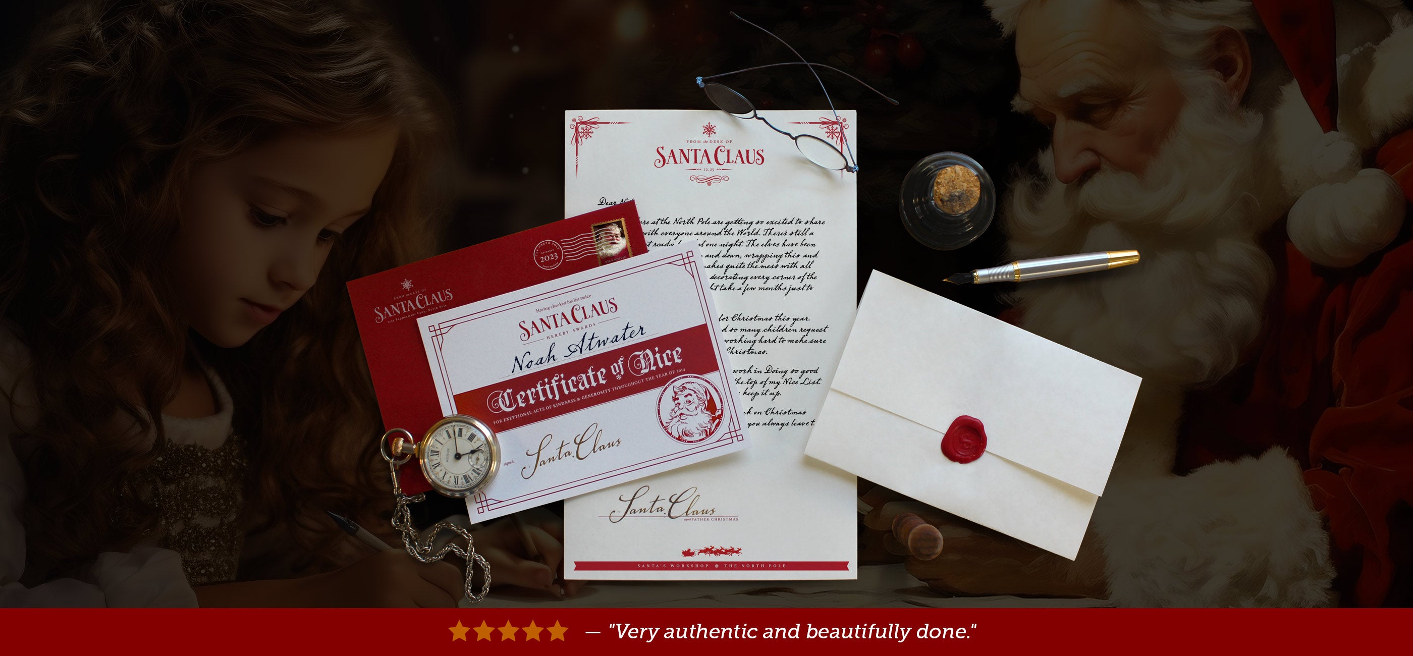 Santa's Red Letter | What if Santa Wrote Back | The Original Letter ...